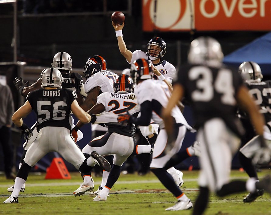 Raiders fall to Denver, skid hits 6