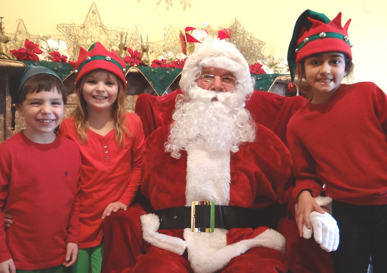 Home for the holidays: Santa welcomes crowds to his Fairfield 'house'