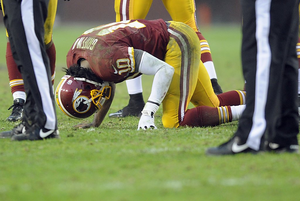 Redskins rally after RG3's injury
