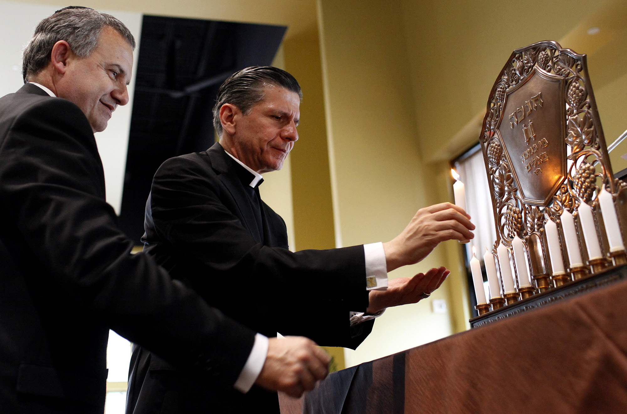 Hanukkah brings Catholics and Jews together