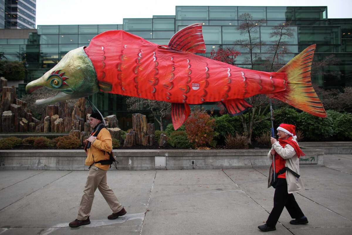 Opponents mob Seattle coal-port hearing