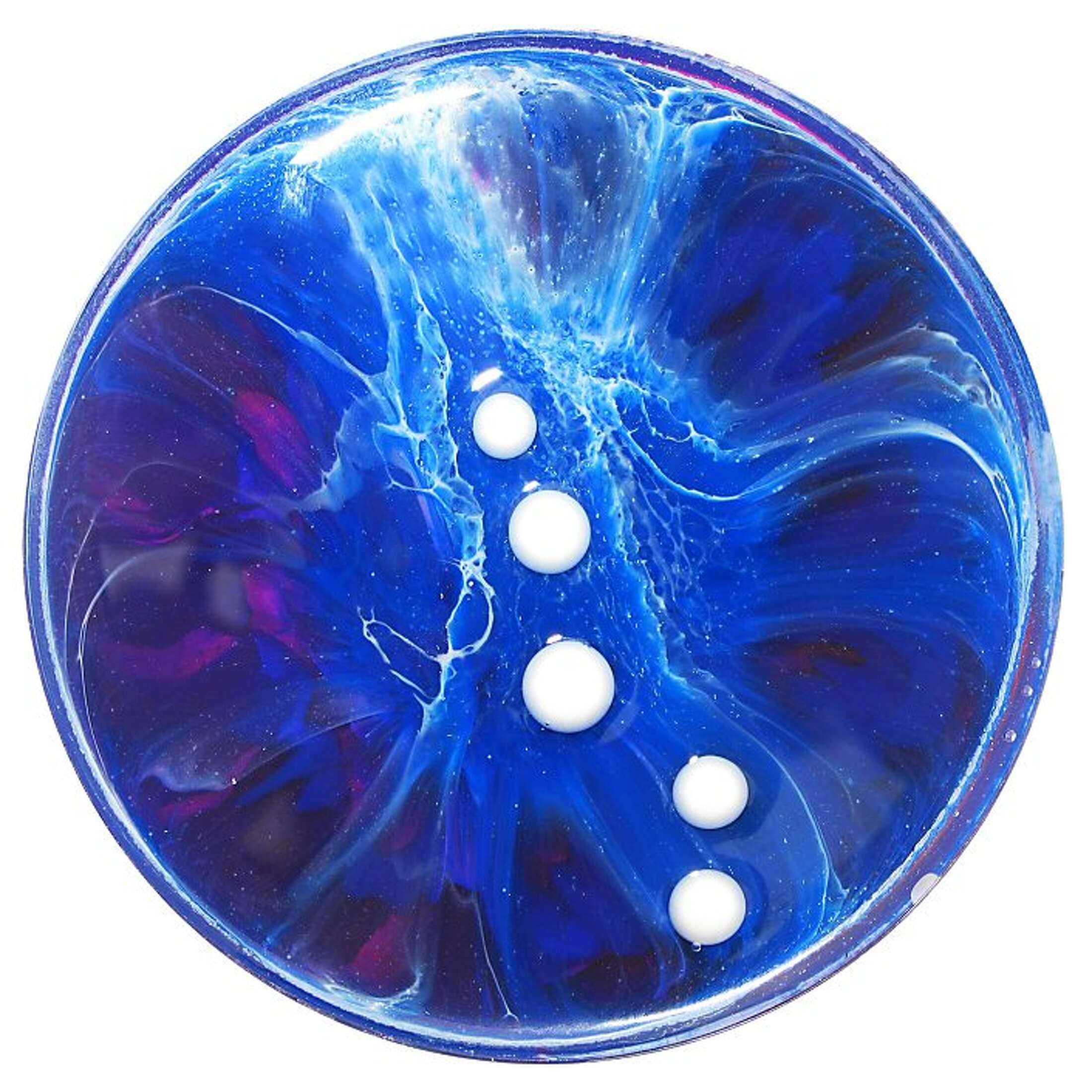 Artist Klari Reis works in epoxy polymer