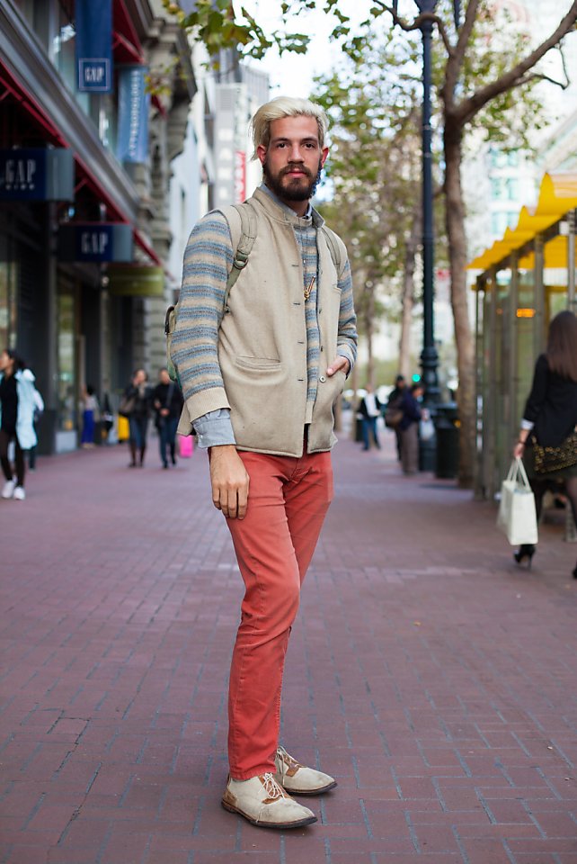 Cool pants in hot colors