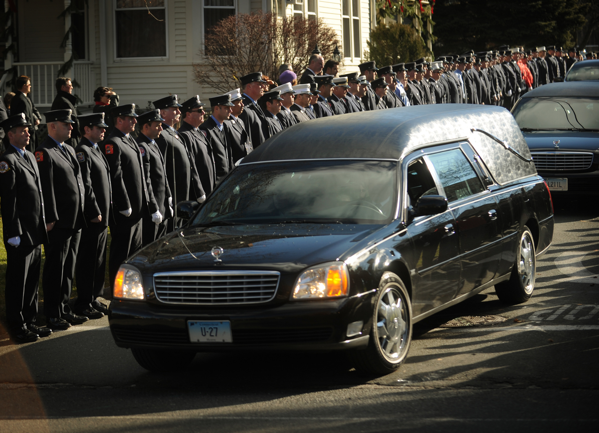 Daniel Barden, 7, is buried Wedenesday.