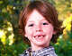 Daniel Barden, 7, is buried Wedenesday.