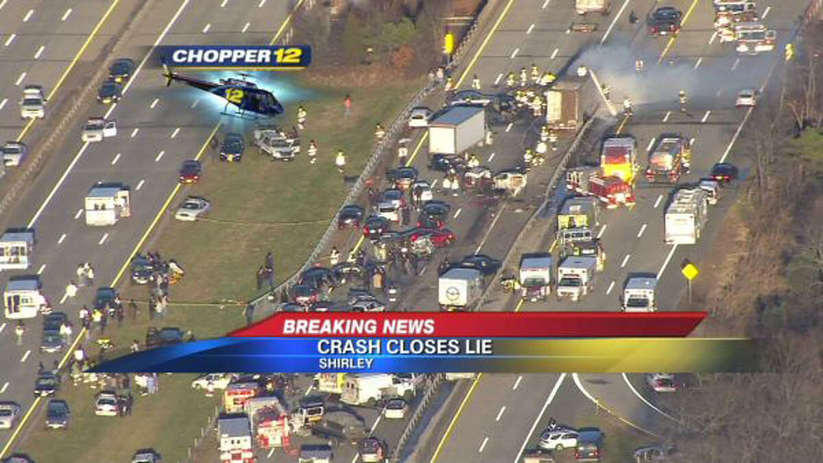 Massive Smashup On Long Island Expressway