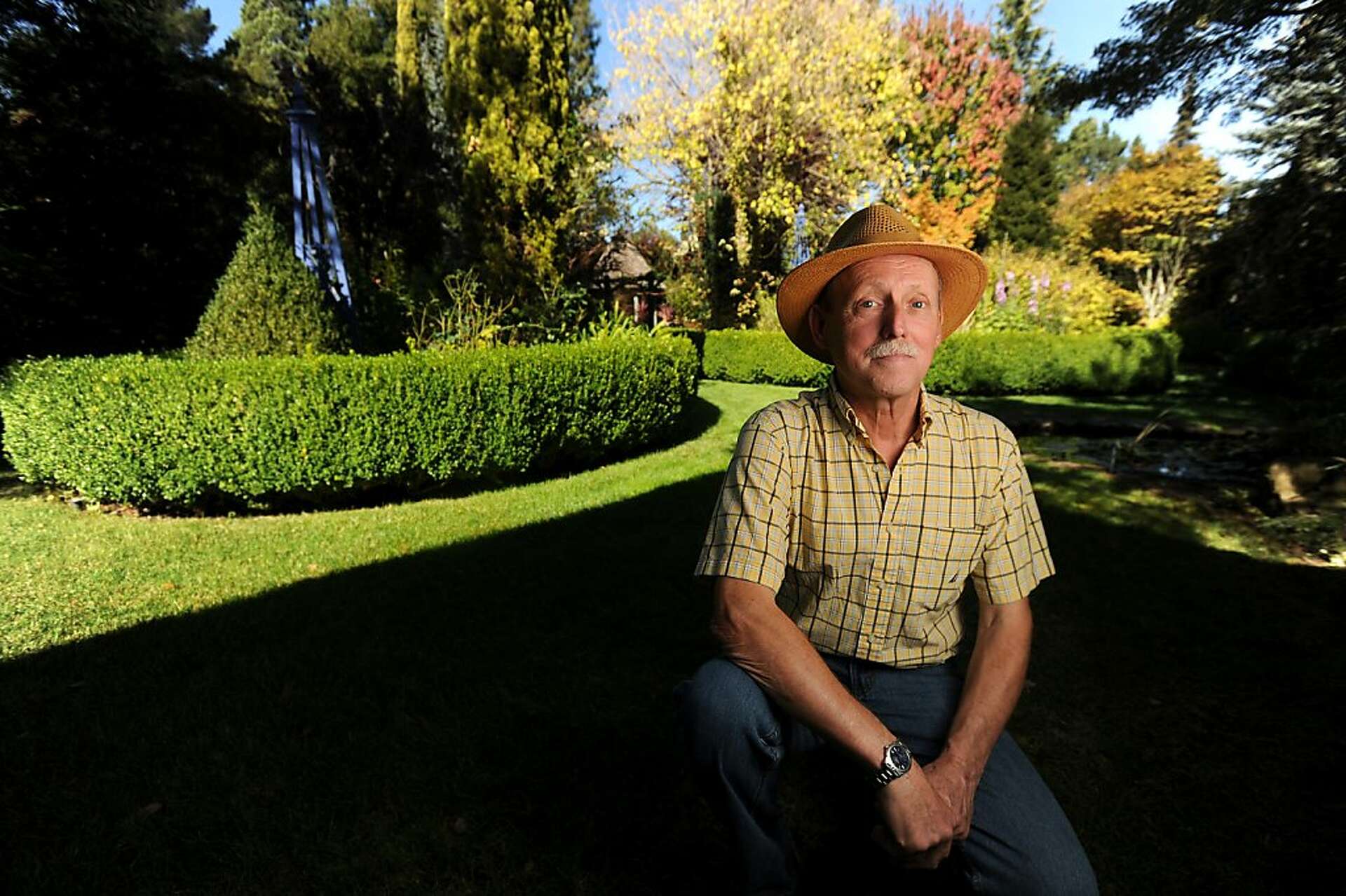 Freeland Tanner's Napa garden