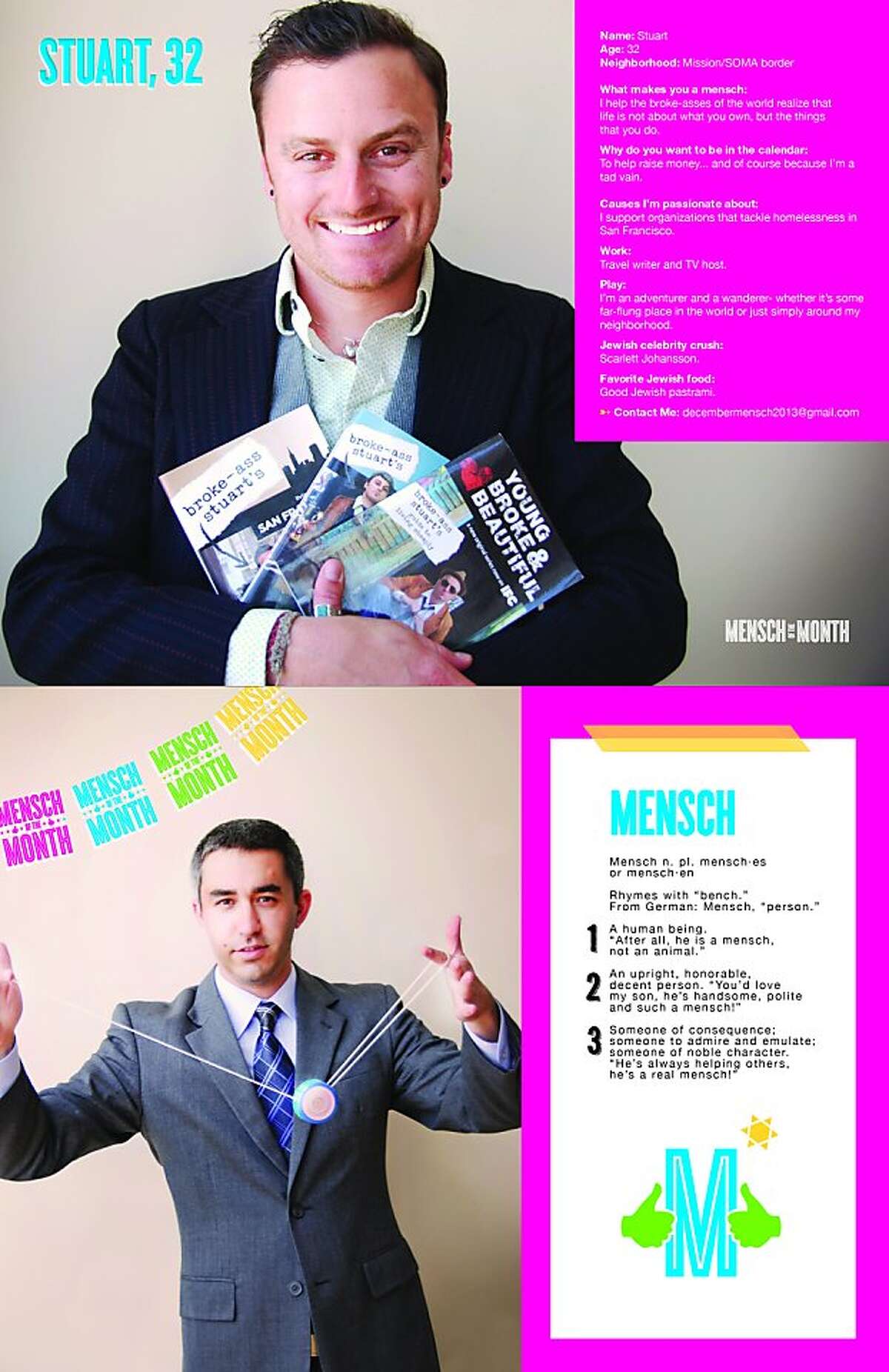 A year's worth of nice Jewish dates