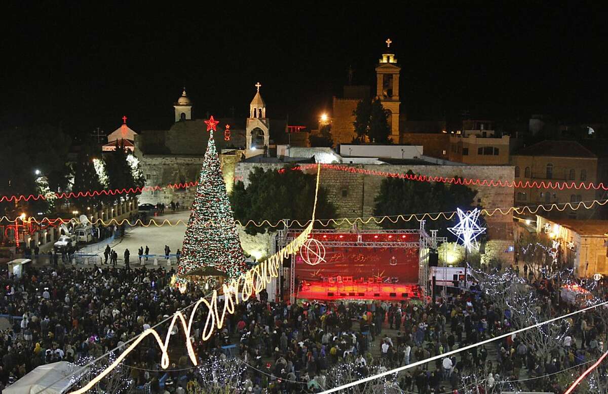 Bethlehem packed on Christmas Eve
