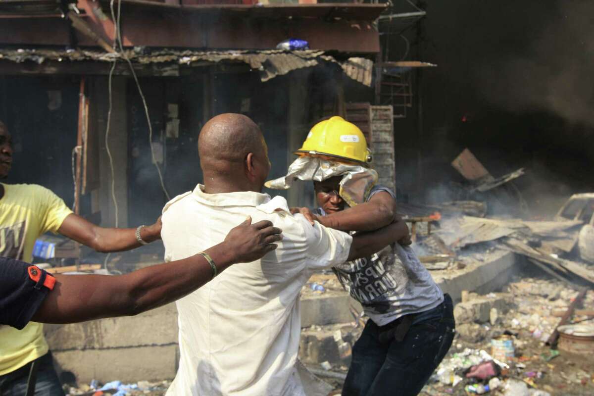 Nigerian fireworks warehouse explodes