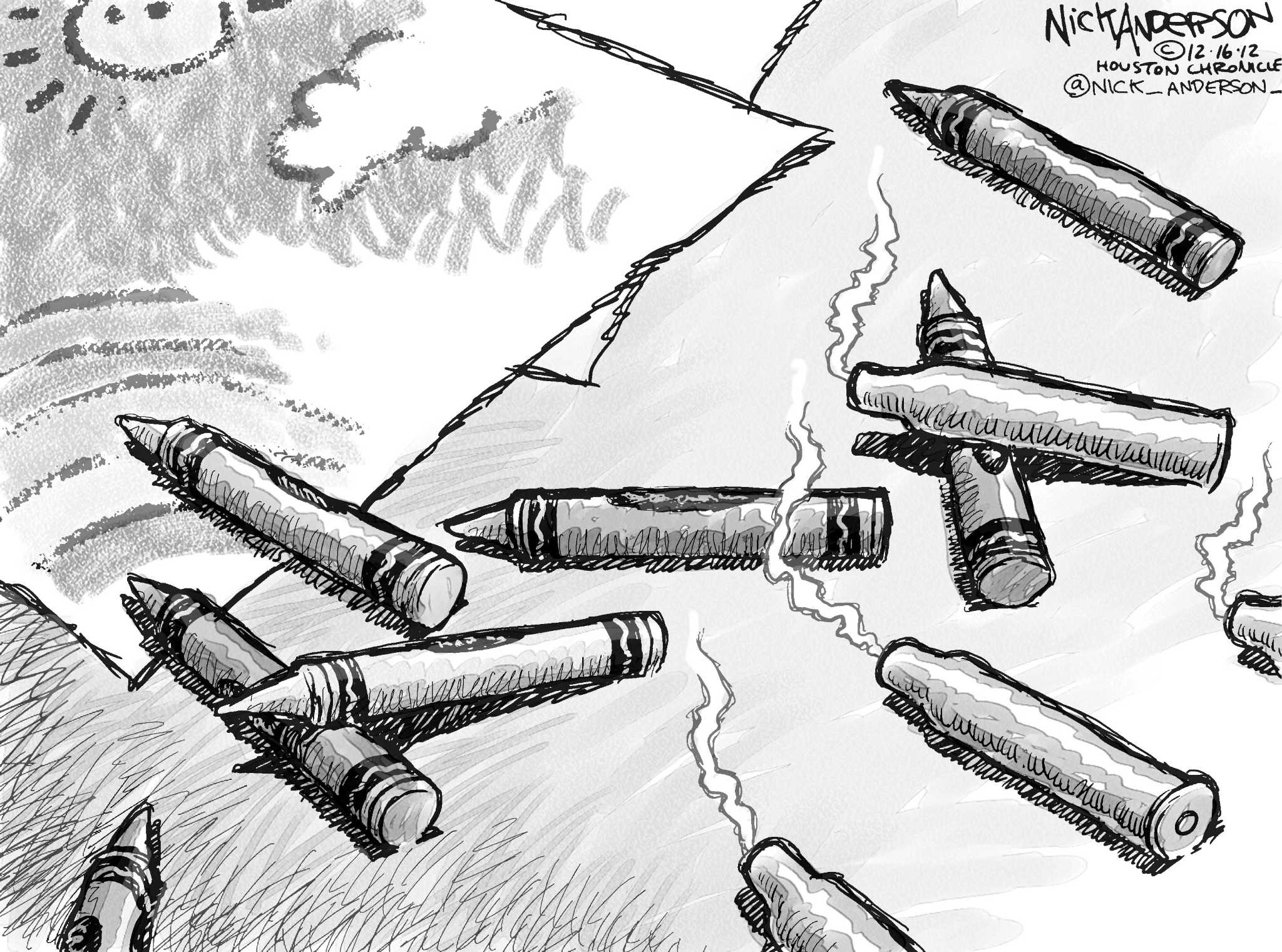 Nick Anderson's best cartoons of 2012