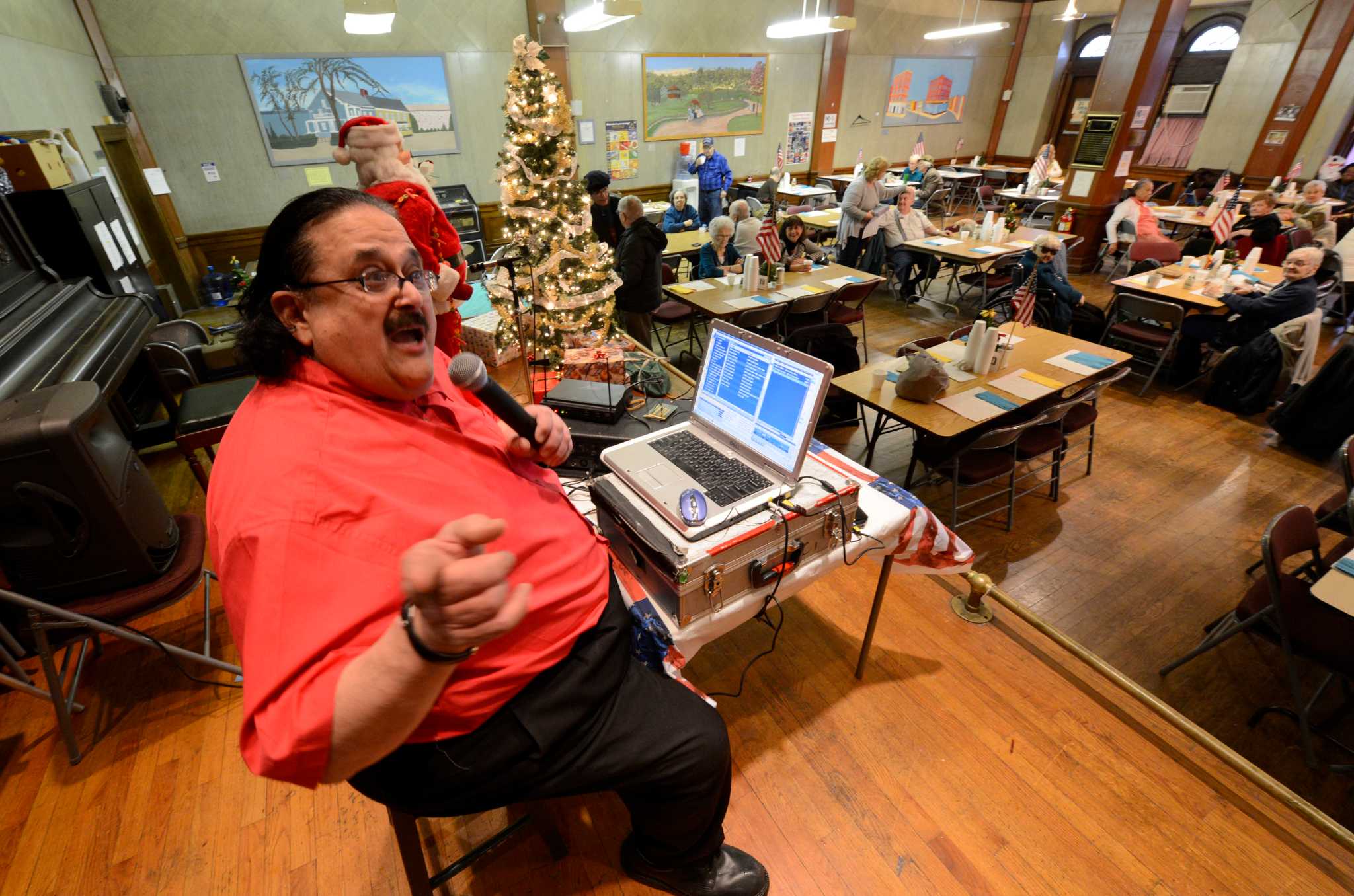 Photos: New Year party at senior center