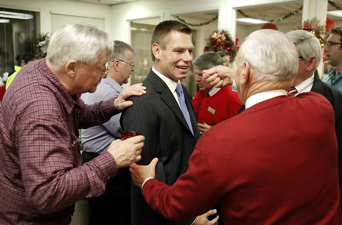 Eric Swalwell prepares to join Congress