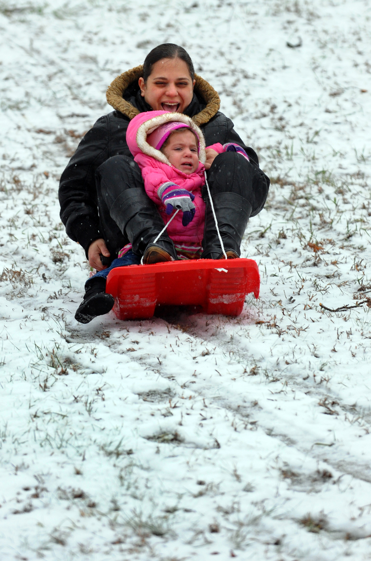 Snow falls across state