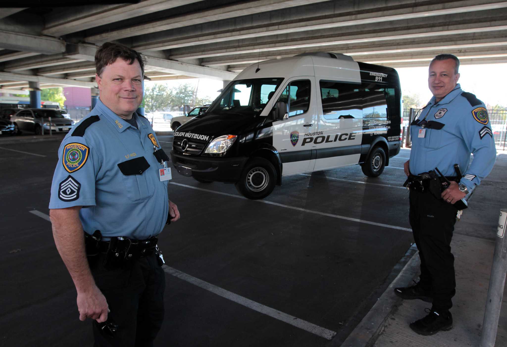 Safety for homeless and officers, too