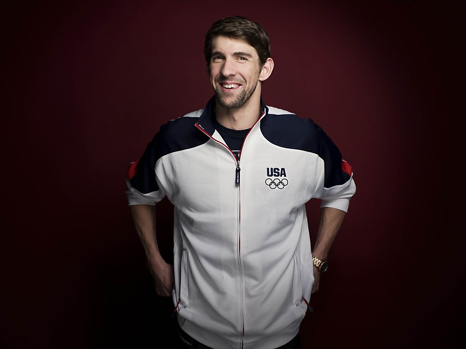 Sports people: Michael Phelps, Robbie Rogers
