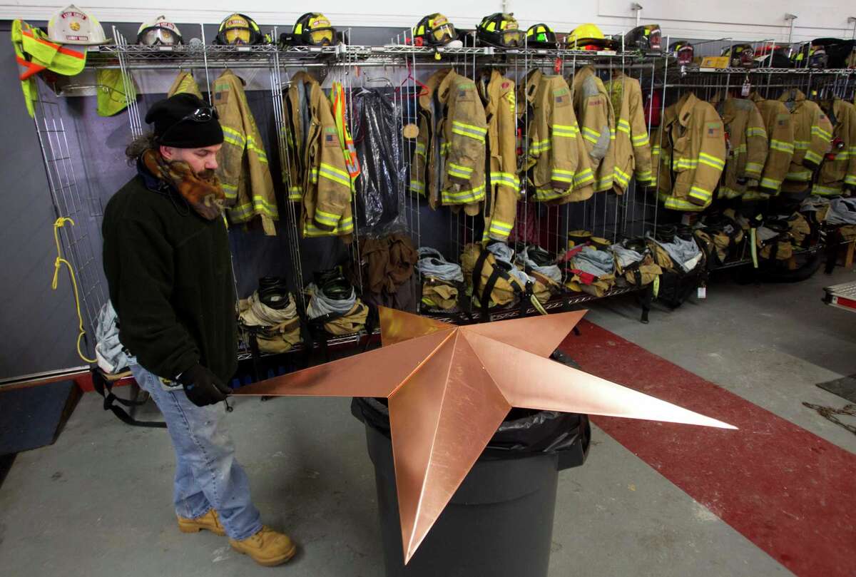 Stars rise on firehouse roof
