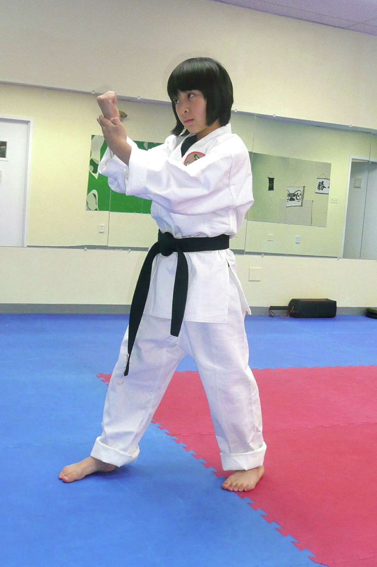 Poetry in motion: Local 10-year-old demonstrates the art of karate