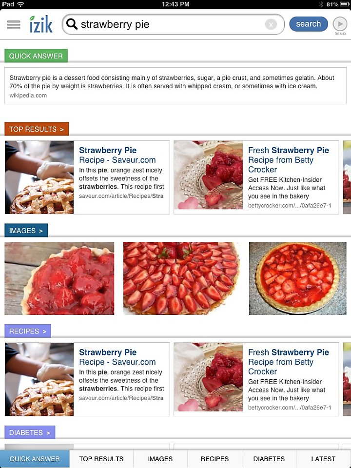 Blekko search engine focuses on tablets