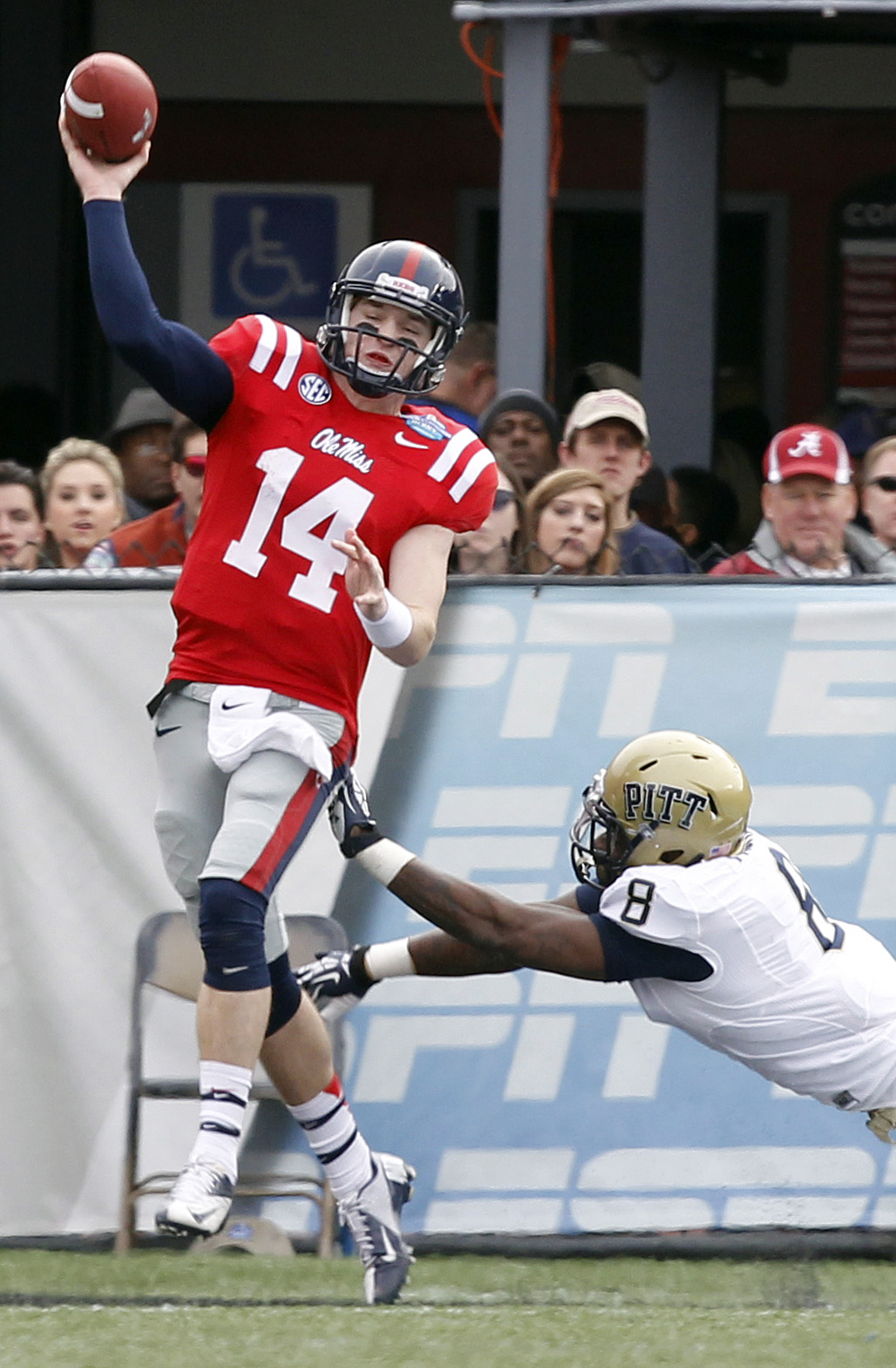 Ole Miss dominates Pitt 38-17 in BBVA Compass Bowl