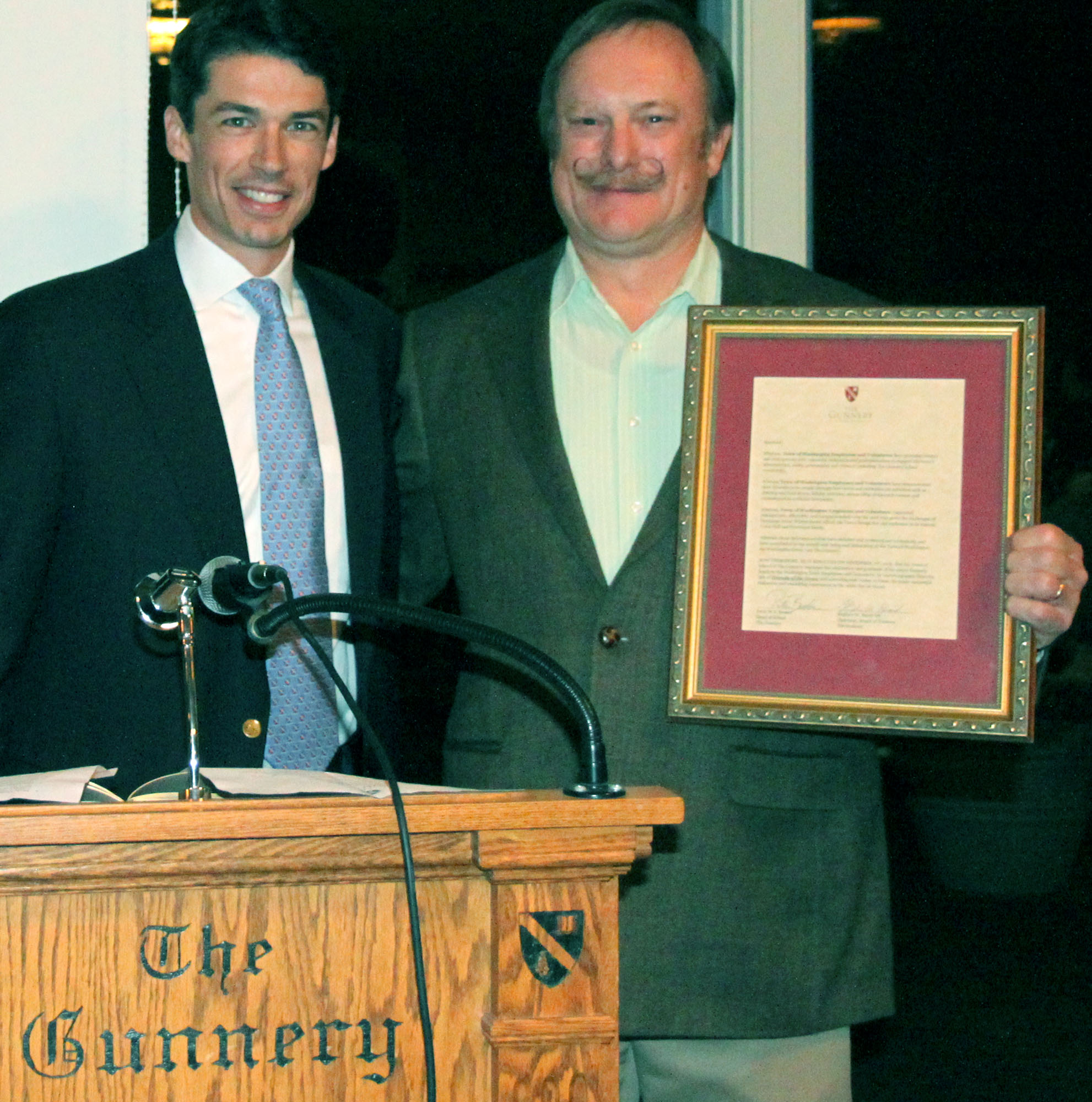 The Gunnery honors its relationship with Washington