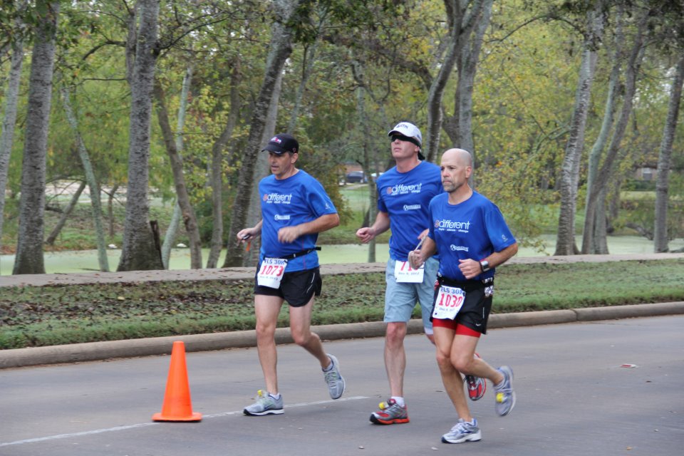 It's all about trust for blind runner, course guides