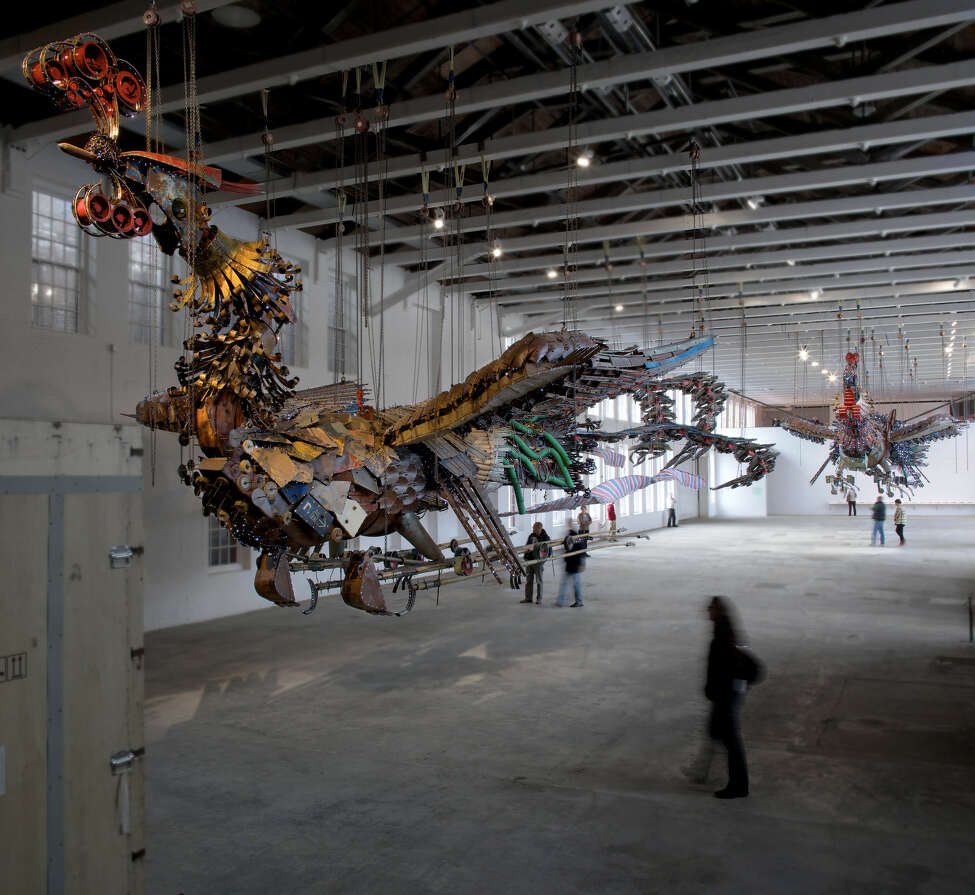 On exhibit: Xu Bing's 'Phoenix' at Mass MoCA