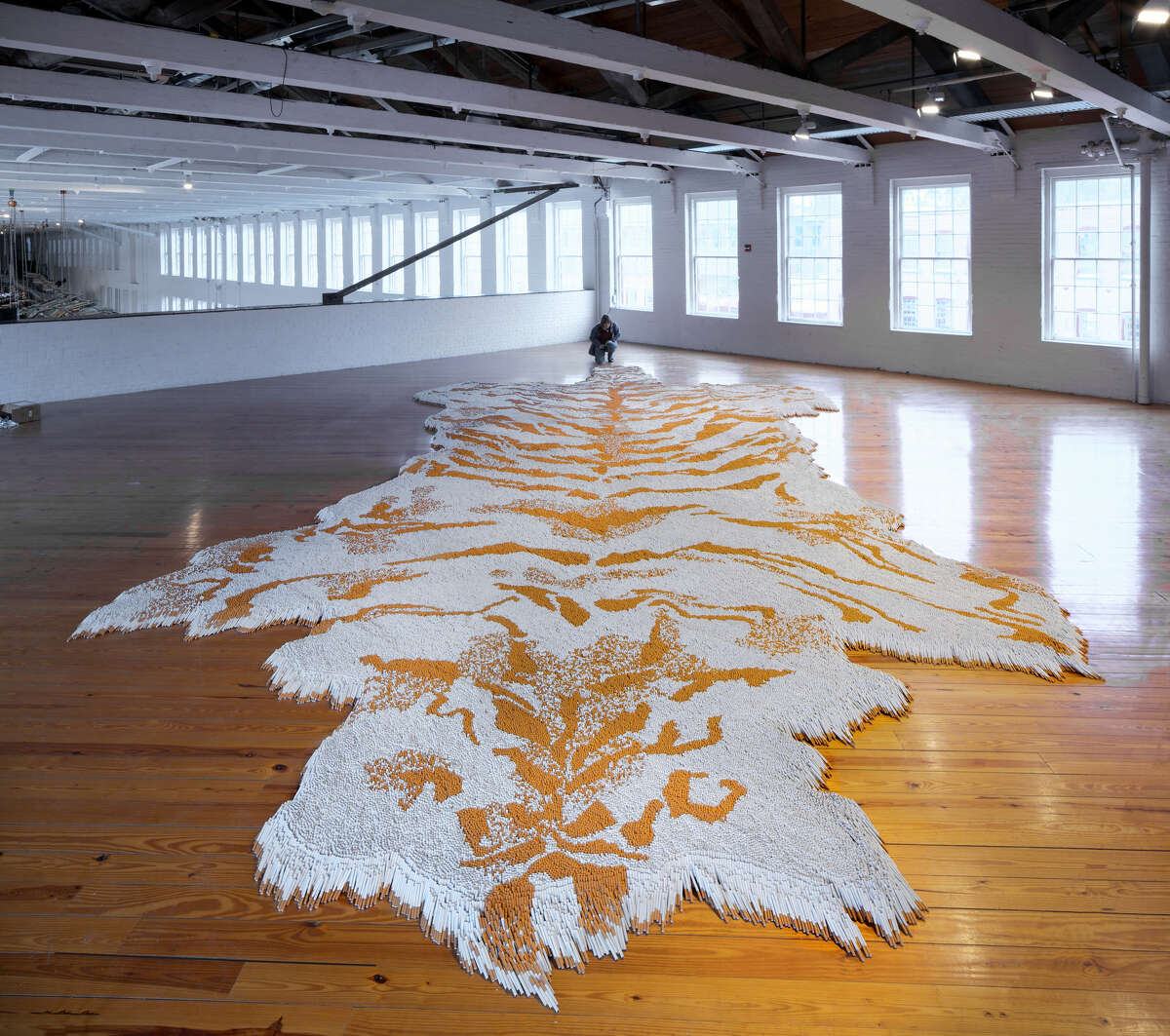 On exhibit: Xu Bing's 'Phoenix' at Mass MoCA