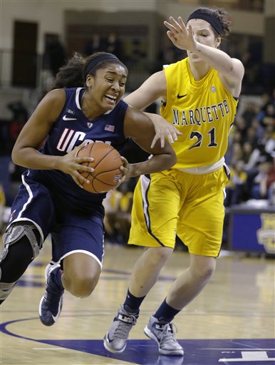 UConn women rout Marquette