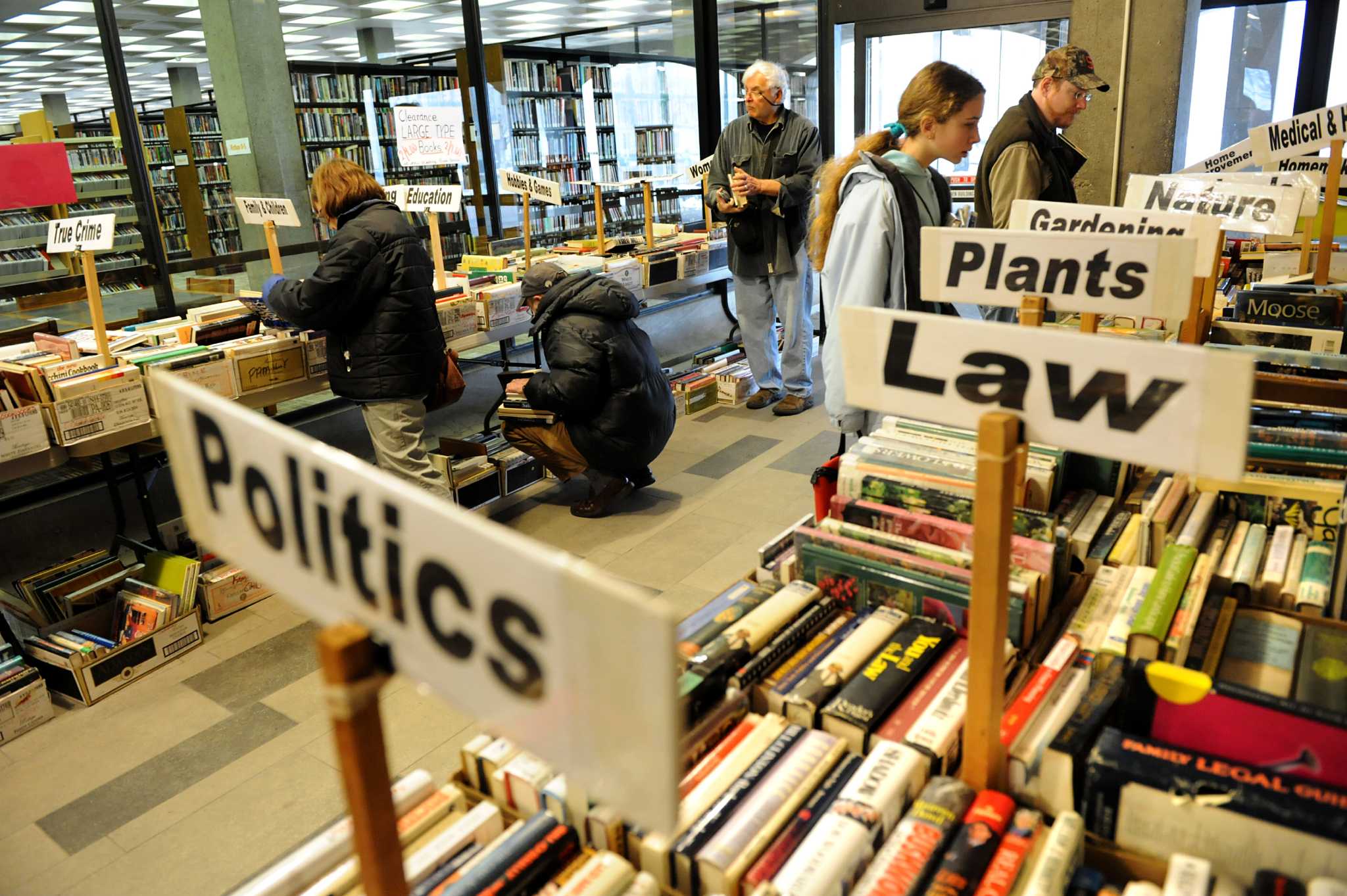 Photos: Library book sale