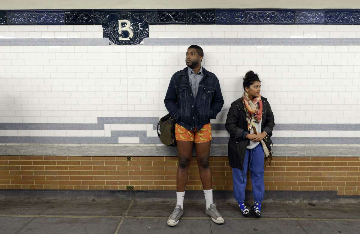 Photos: Something's missing ... pants