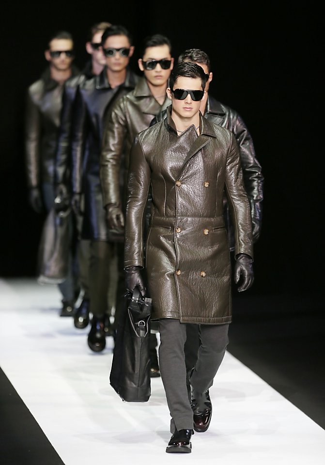 Menswear textiles reworked for winter