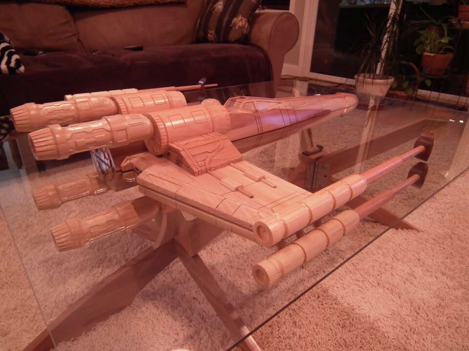 The X-Wing coffee table will be with you, always
