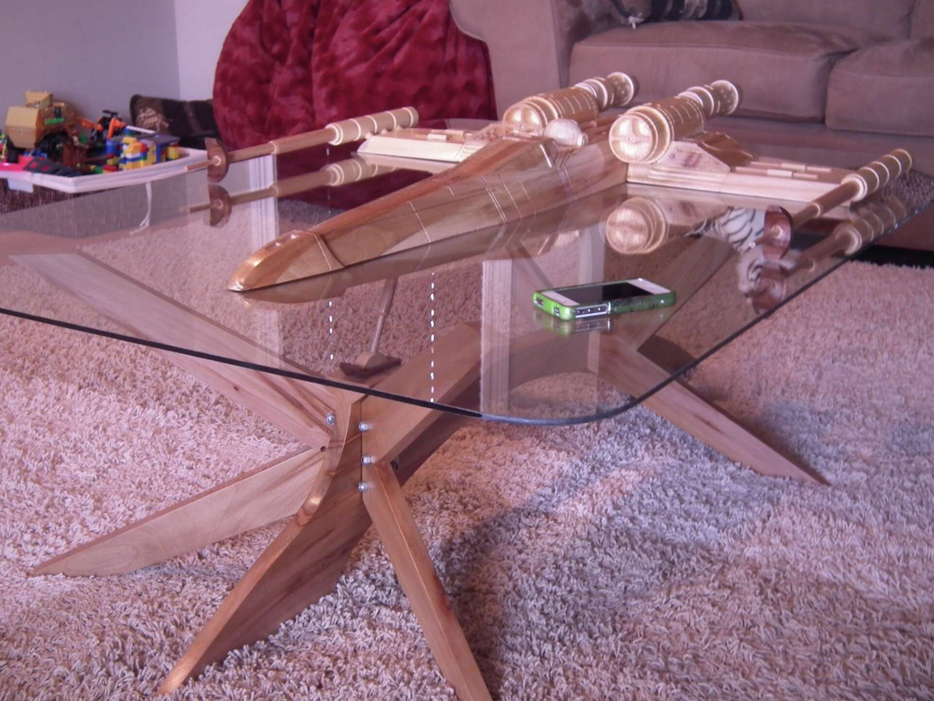 The X-Wing coffee table will be with you, always