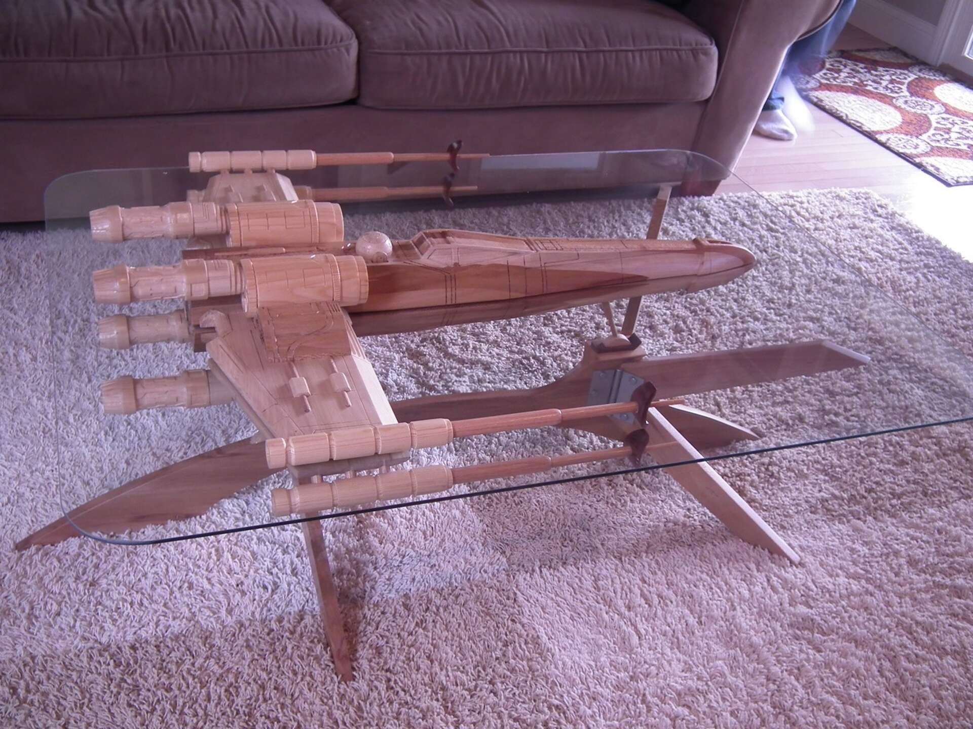 The X-Wing coffee table will be with you, always