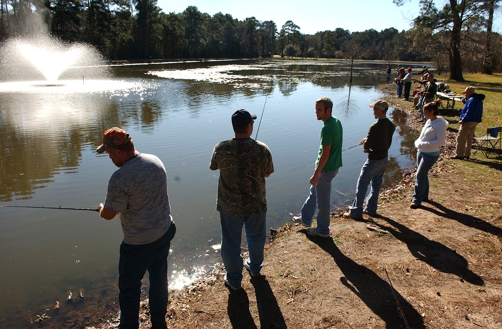 It's trout-fishing time at Bane Park