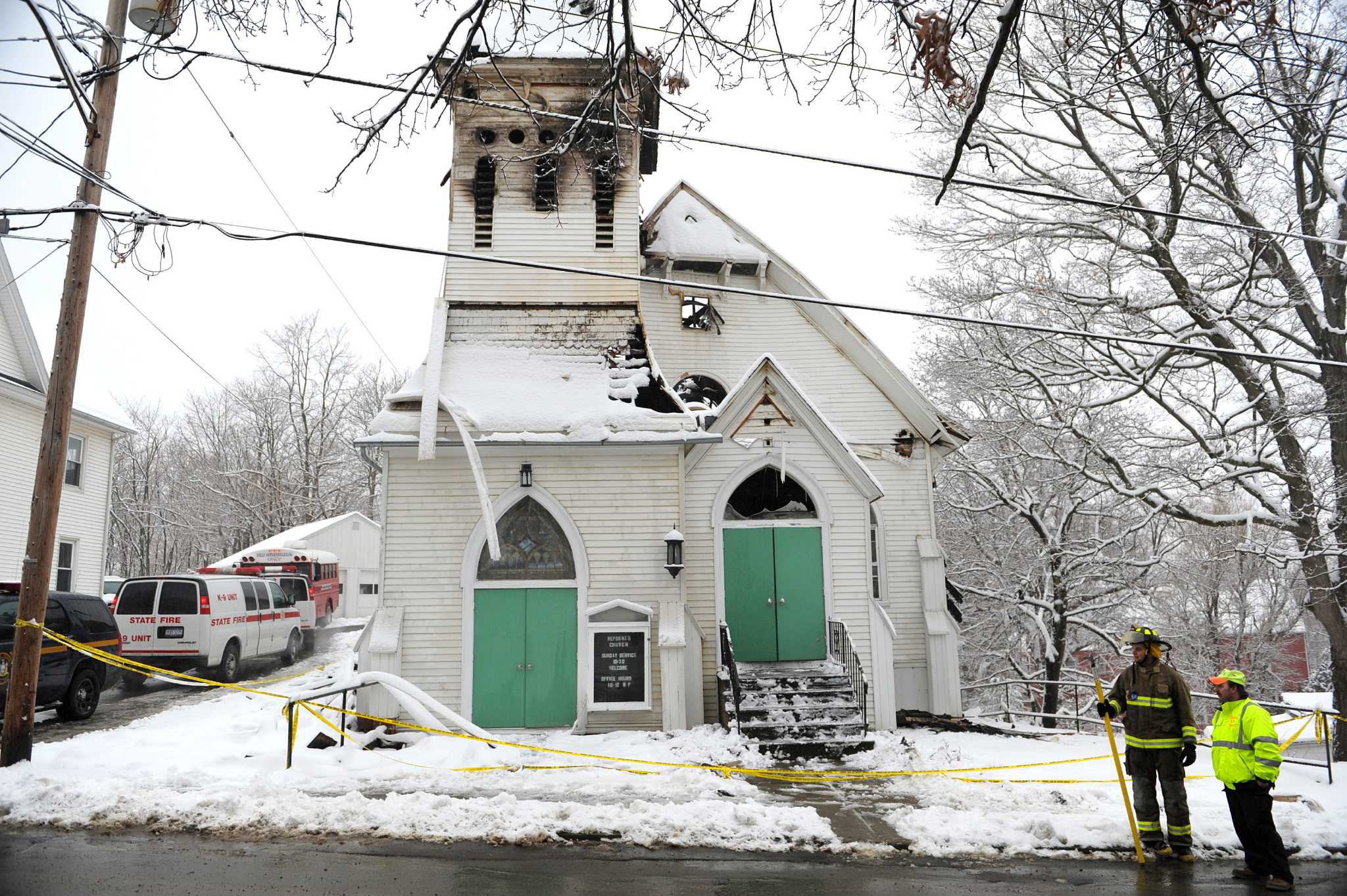 Church fire appears accidental