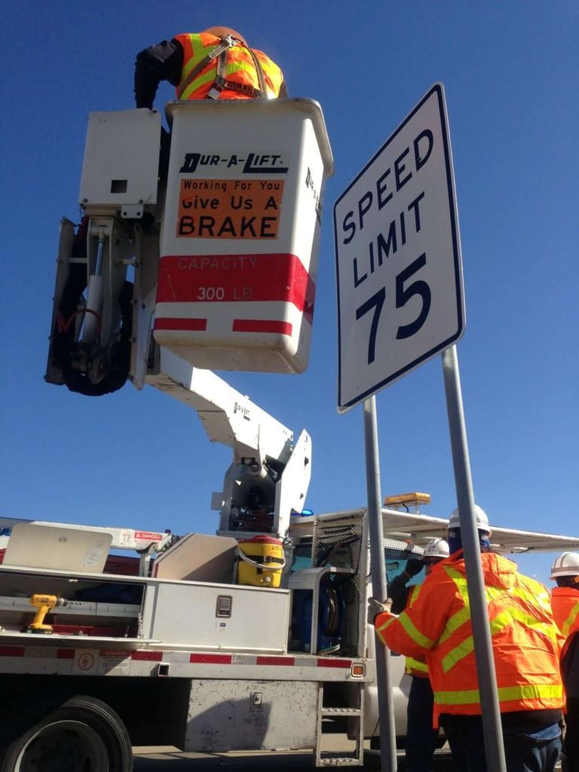 Speed limit jumps to 75 mph in Bryan-College Station