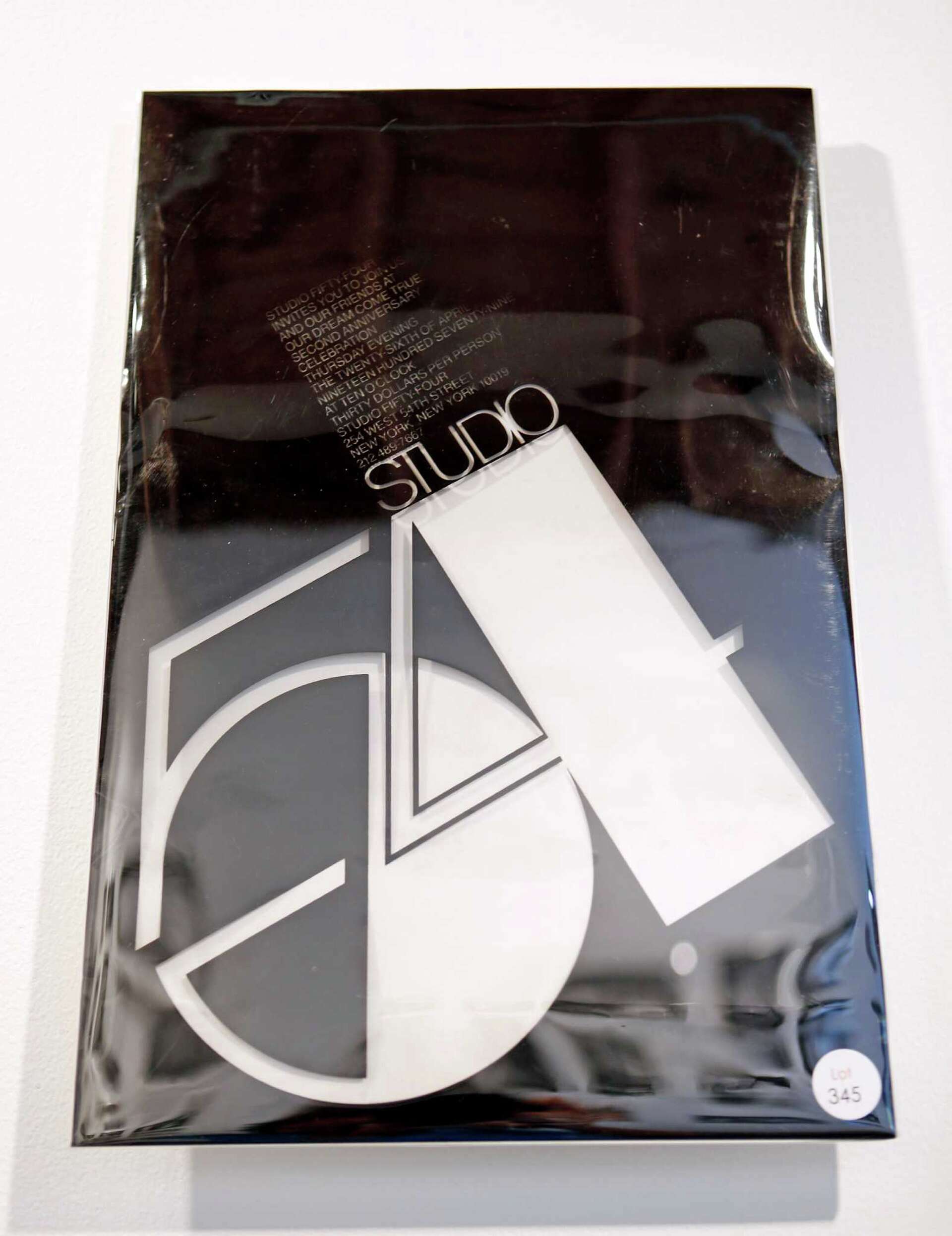 Items from famed nightclub Studio 54 go to auction