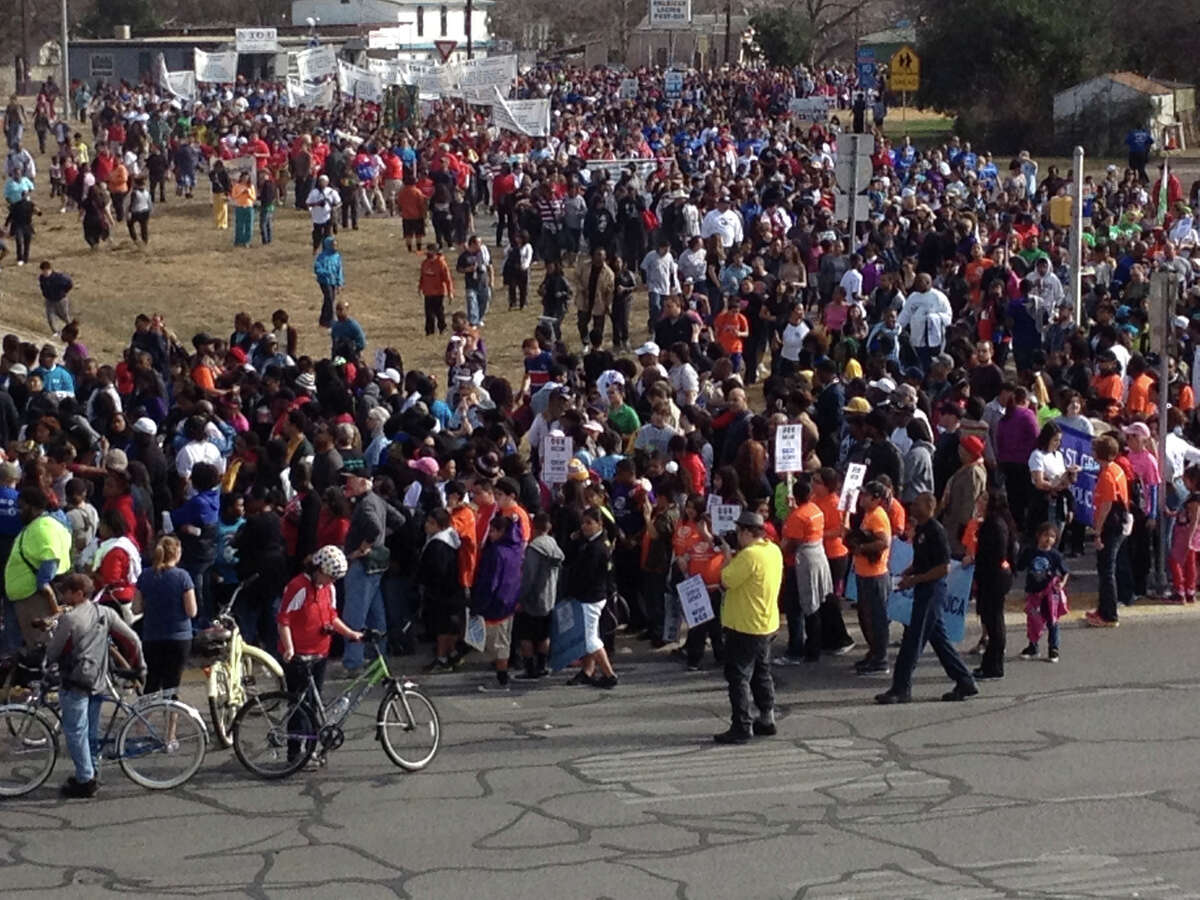 MLK Day march showcases S.A. diversity