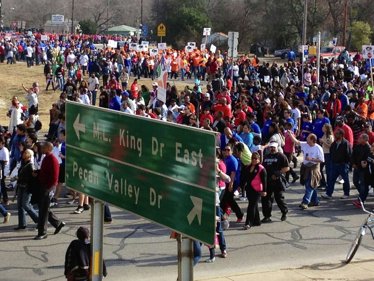 MLK Day march showcases S.A. diversity