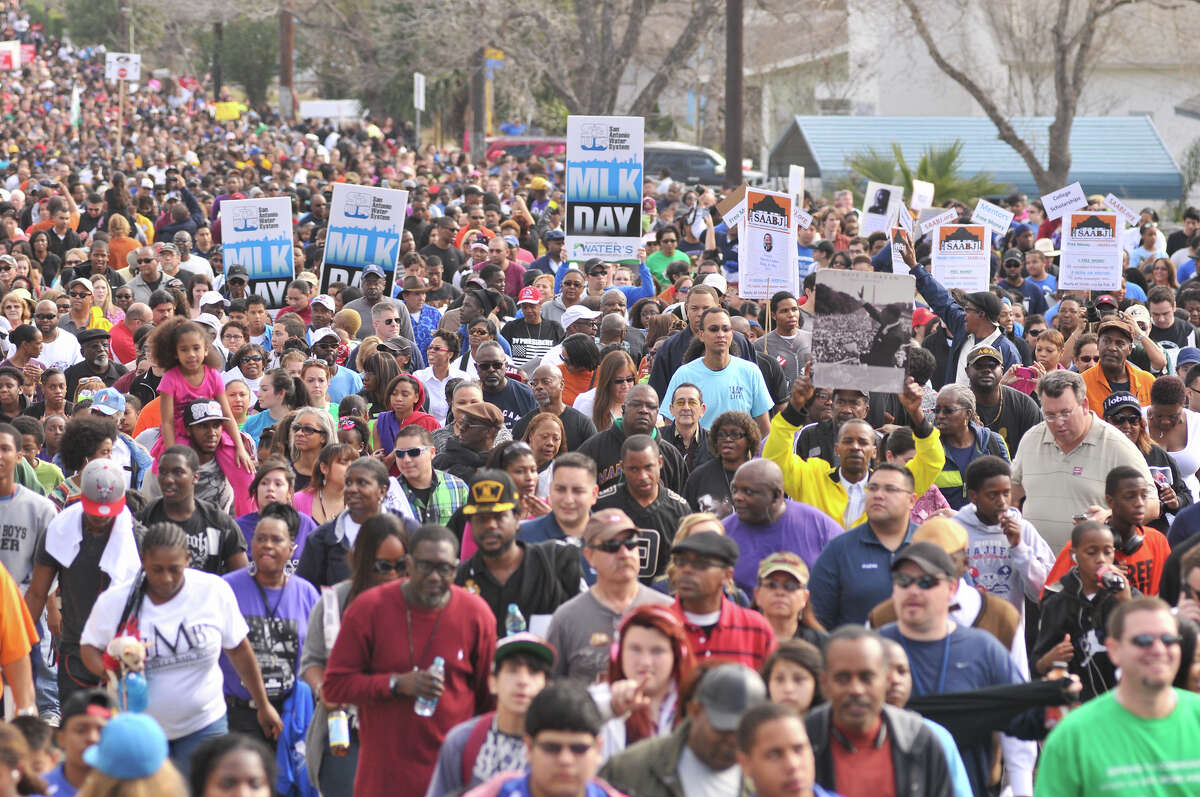 MLK Day march showcases S.A. diversity