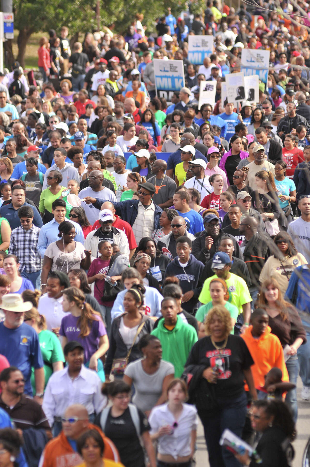 MLK Day march showcases S.A. diversity