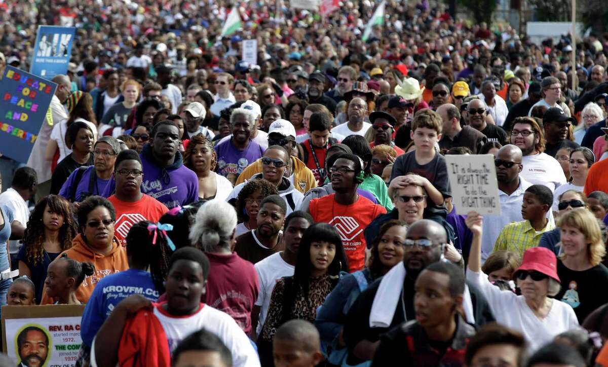 MLK Day march showcases S.A. diversity