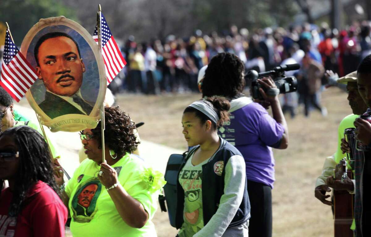 MLK Day march showcases S.A. diversity