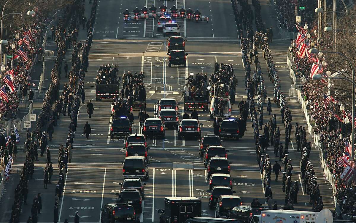 Obama shares hopeful, inclusive vision