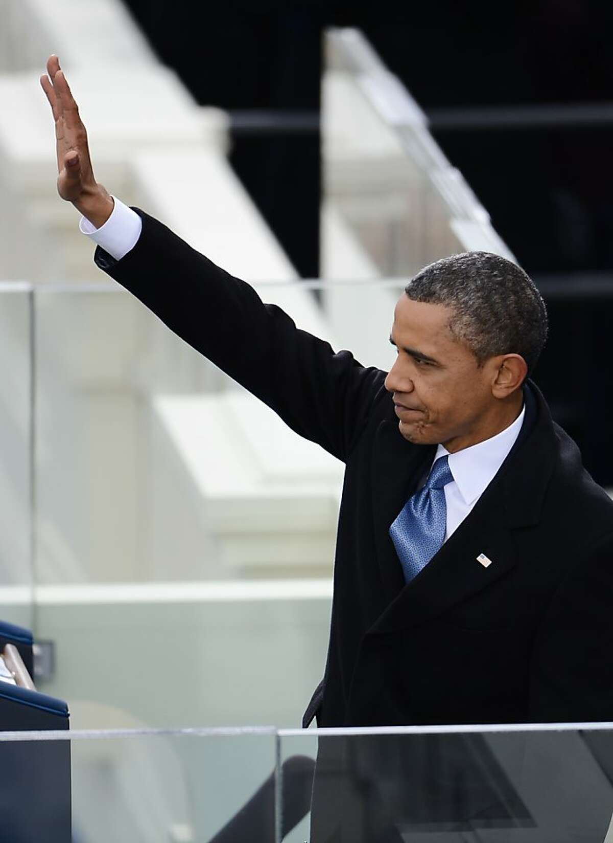 Obama shares hopeful, inclusive vision