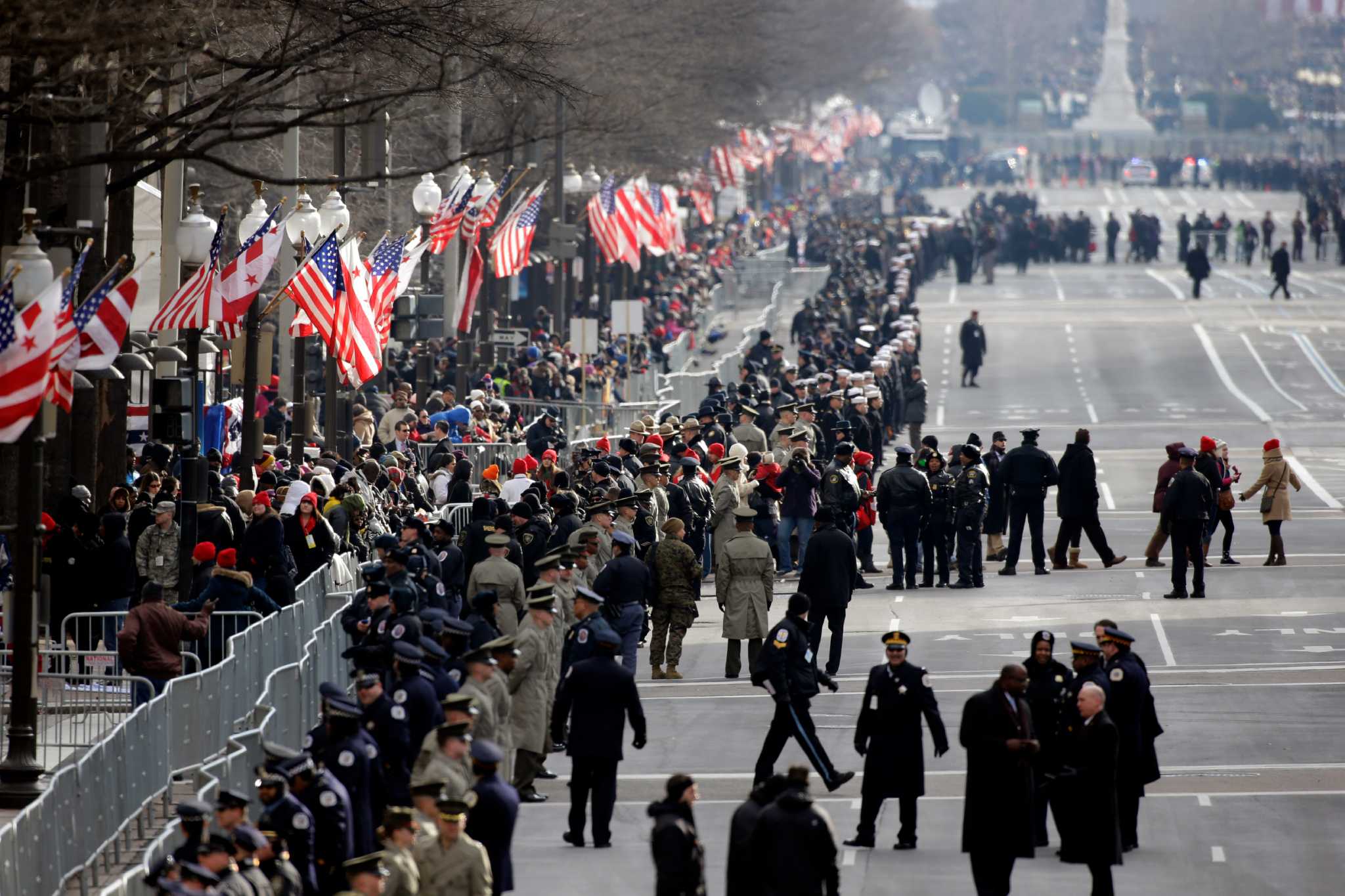 Smaller, but quite a crowd