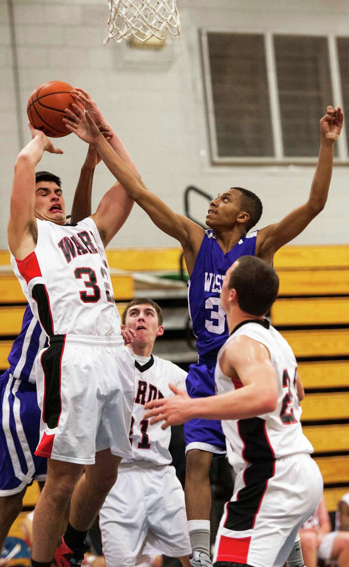 Westhill boys use suffocating defense to bottle up Warde