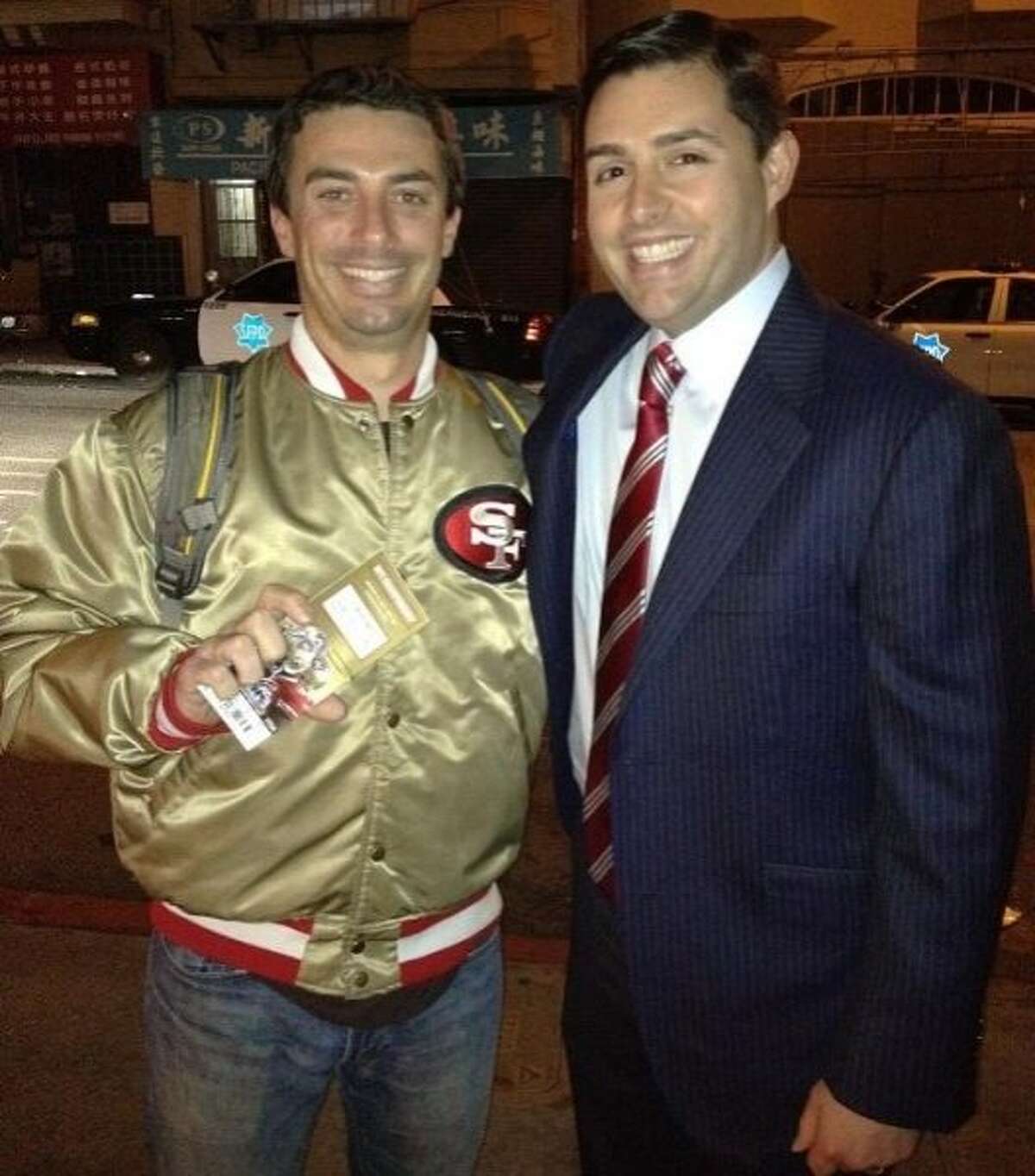 SF 49ers gold jackets are prized